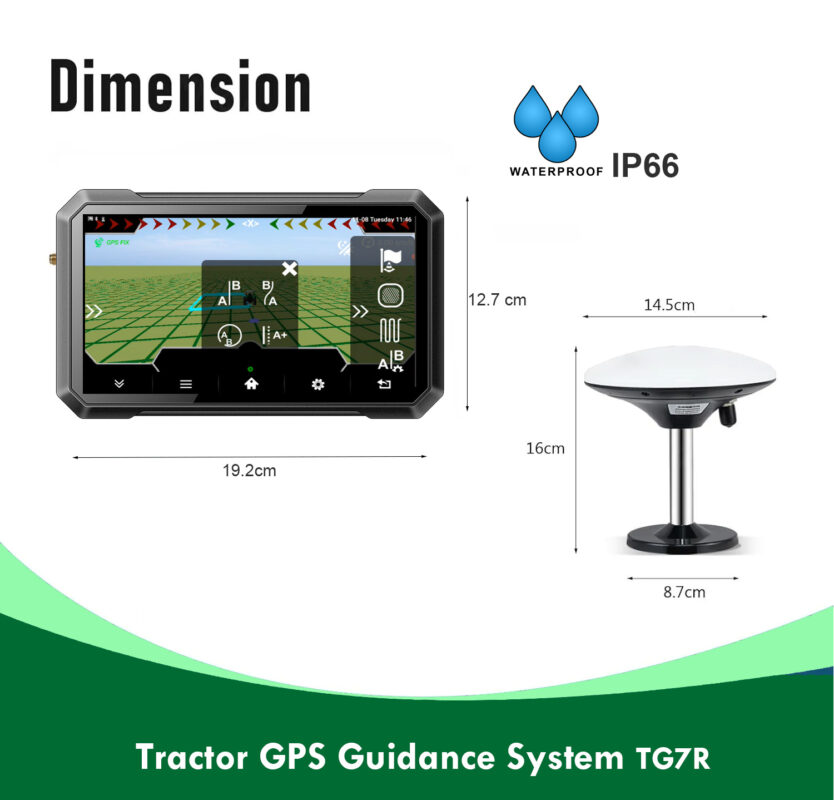 TG-7Ultra 20cm Accuracy Android Best GPS Guidance for Tractors | Ricoel ...